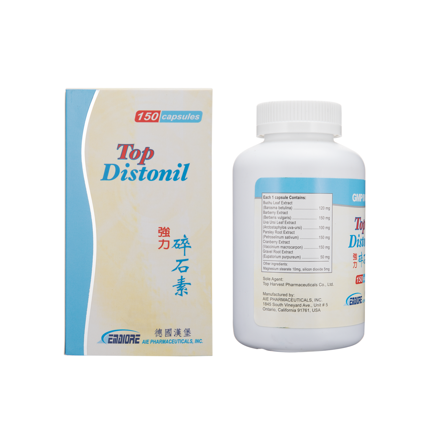 Top Distonil Capsule 150’s – 五豐藥業有限公司