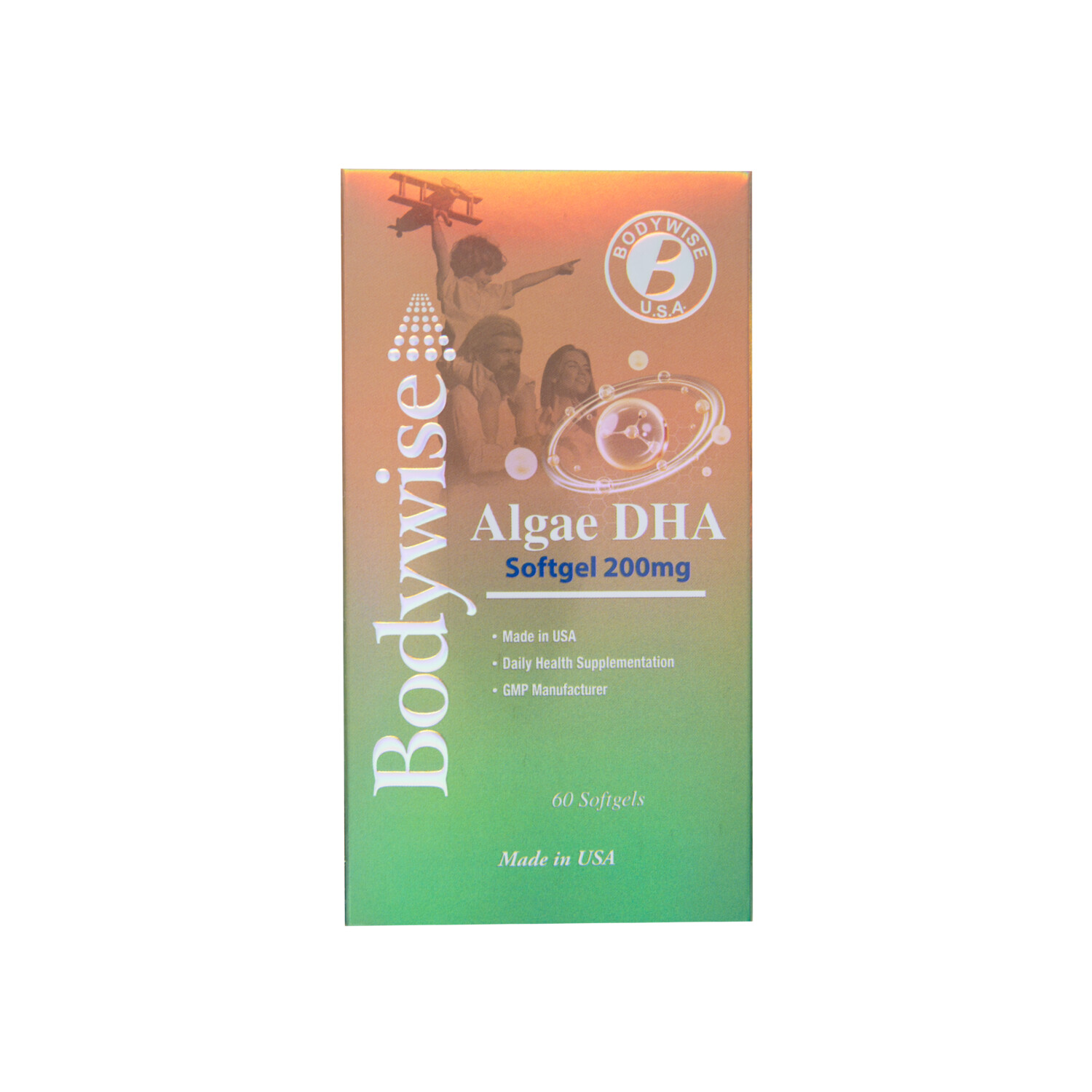 Bodywise Algae DHA 200mg Softgel 60’s – 五豐藥業有限公司