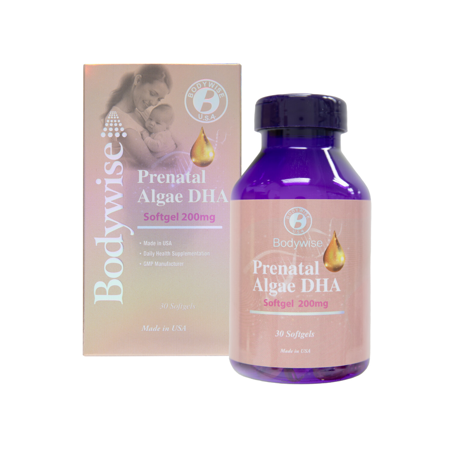 Bodywise Prenatal Algae DHA 200mg Softgel 30’s – 五豐藥業有限公司